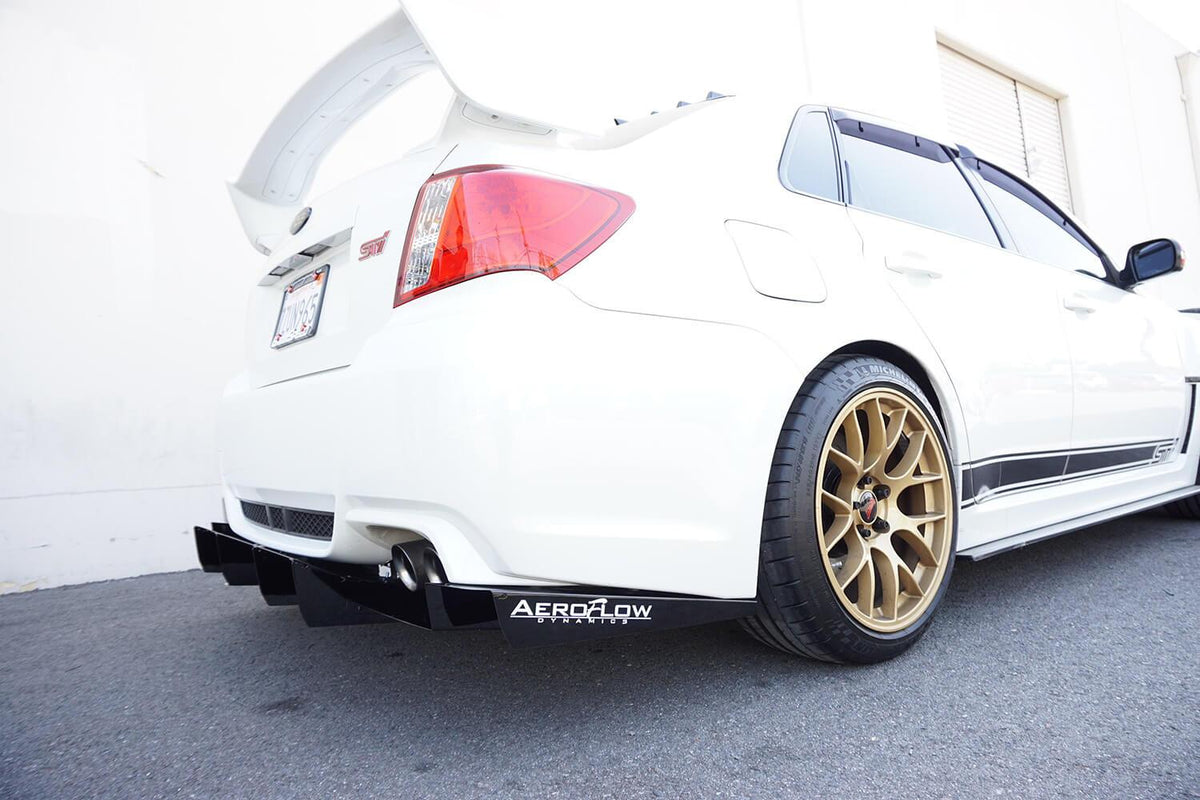 2011-2014 Subaru WRX STI Rear Diffuser V2 (Sedan Only) – AeroflowDynamics