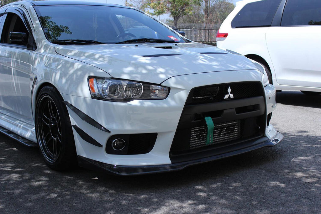 2007-2015 Mitsuibishi Evo X Canards V1 – AeroflowDynamics