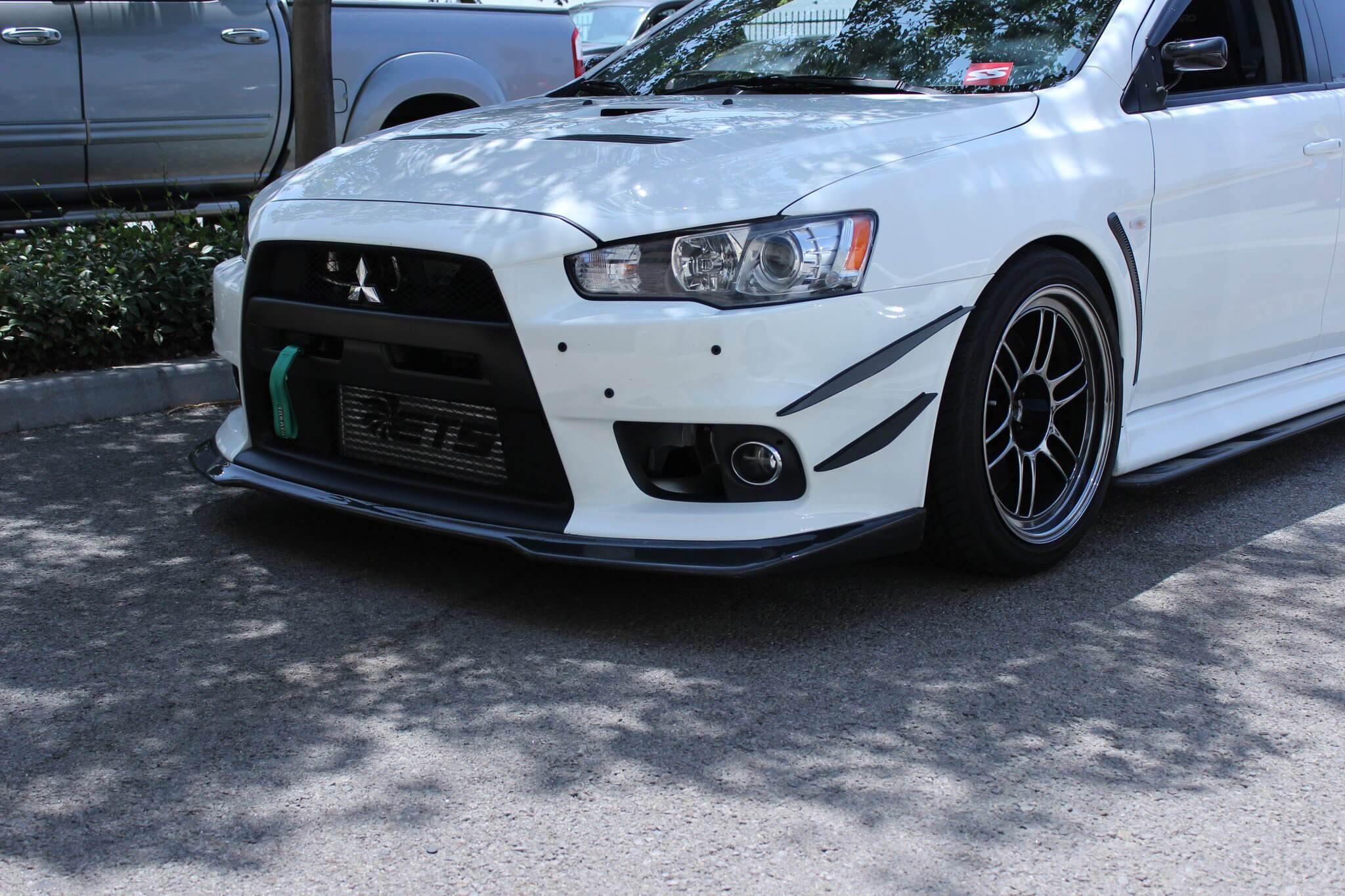 2007-2015 Mitsuibishi Evo X Canards V1 – AeroflowDynamics