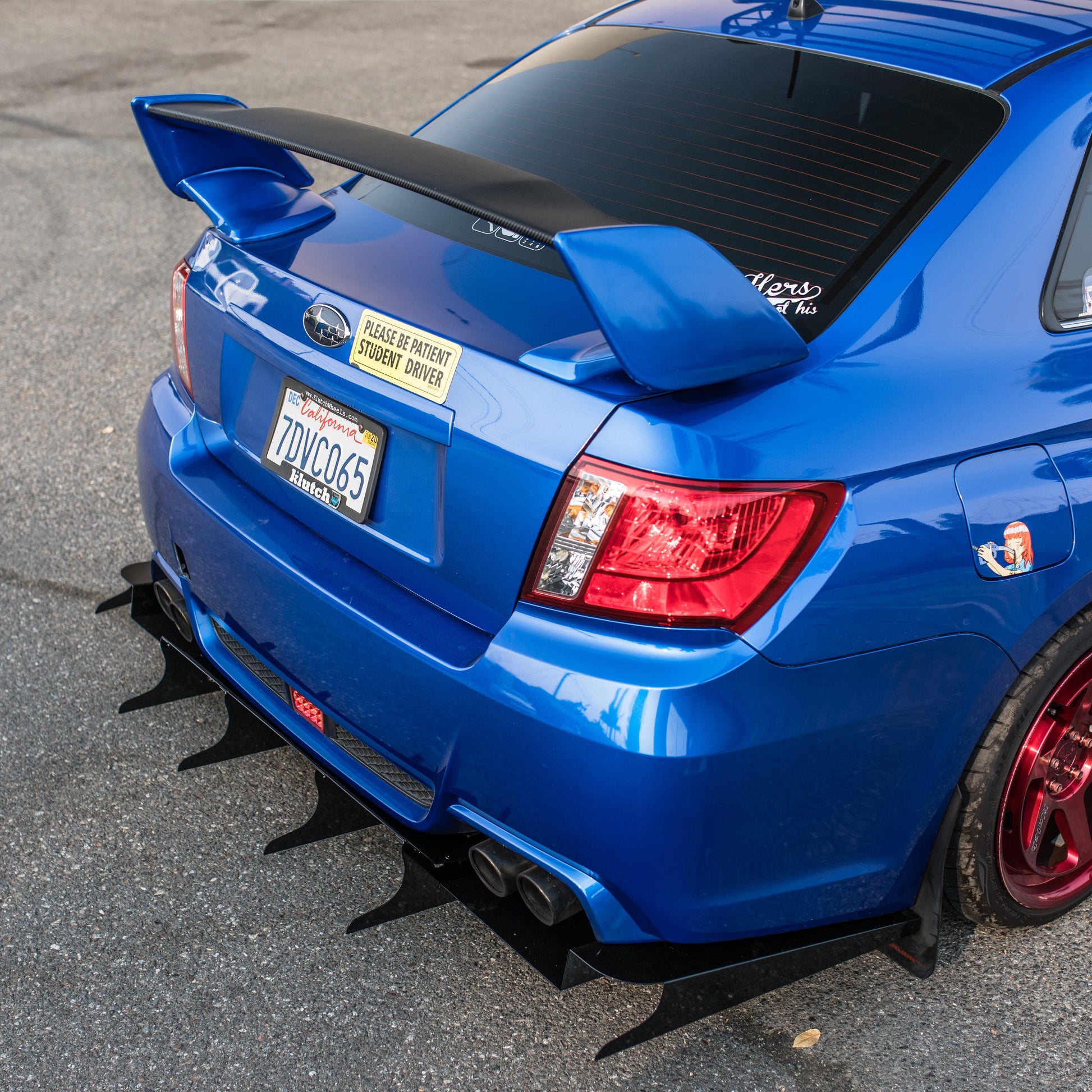 2011 - 2014 Subaru WRX/STI Rear Diffuser (Sedan Only) - AeroflowDynamics