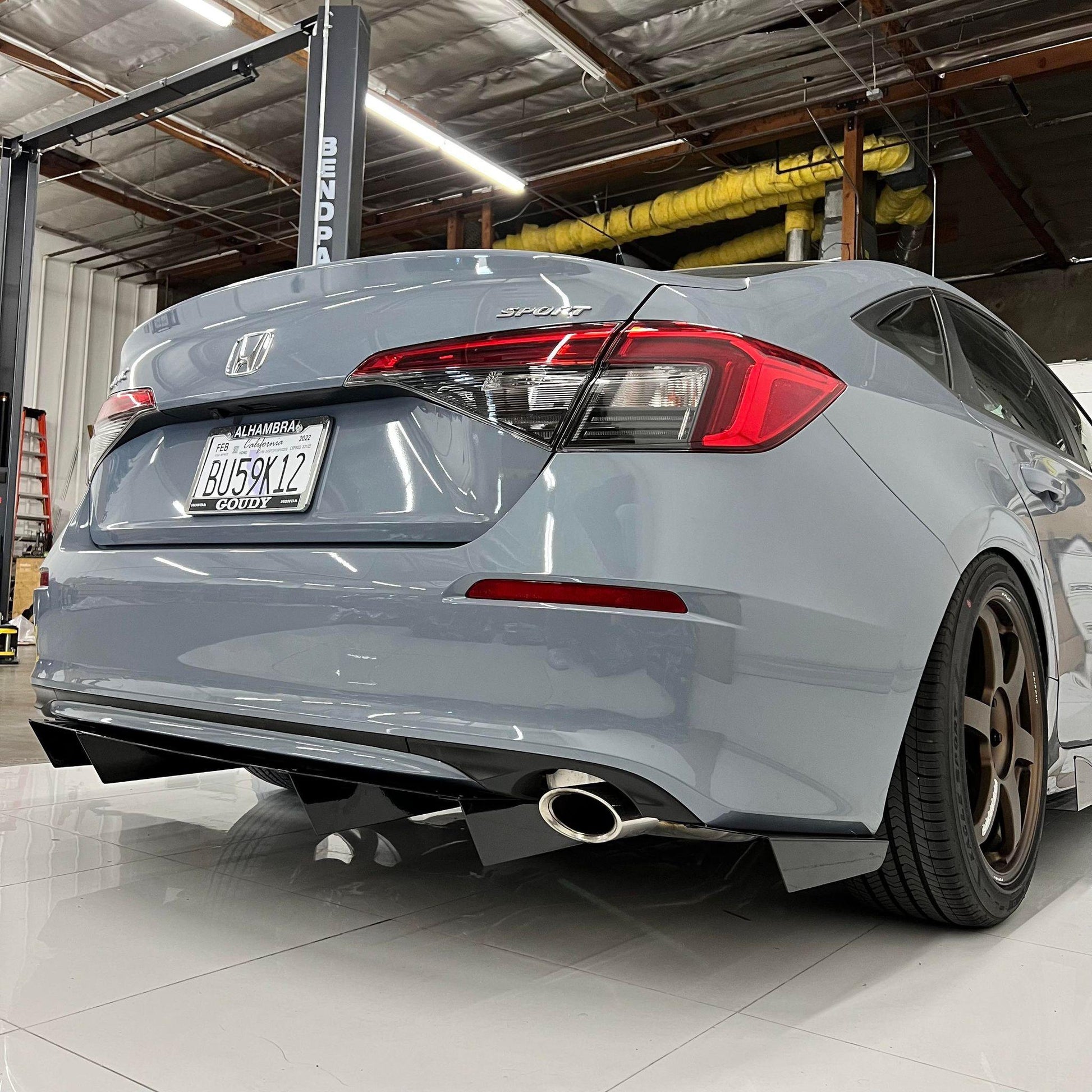 2022+ Honda Civic Sedan Rear Diffuser V1 – AeroflowDynamics