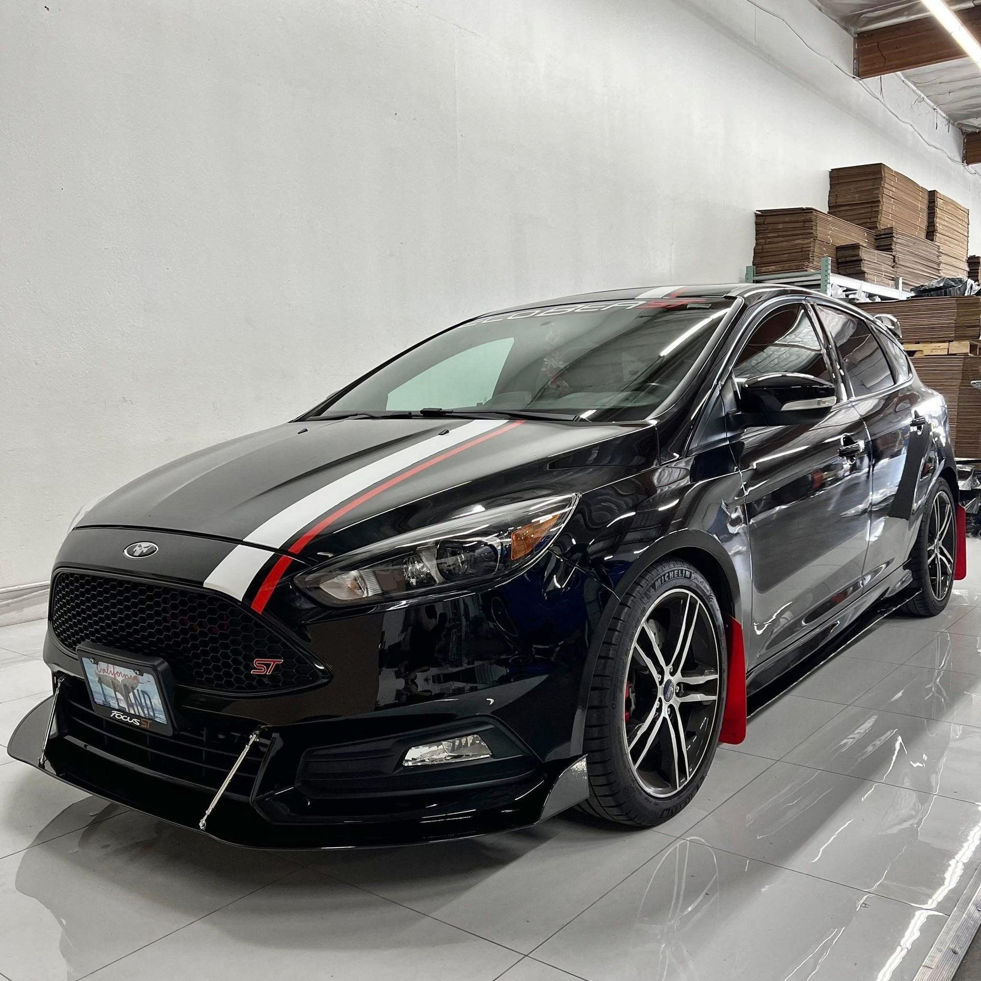 2018-2019 Ford Focus St Splitter V2 - AeroflowDynamics