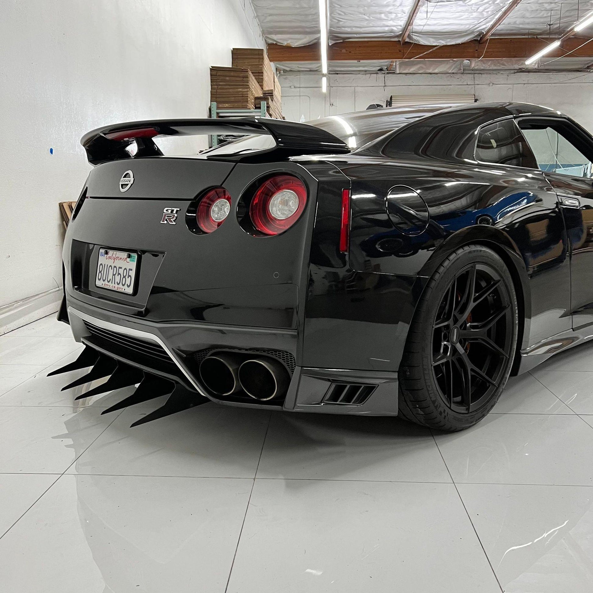 2012-2020 Nissan Gt-R Rear Diffuser V5 (R35) - AeroflowDynamics