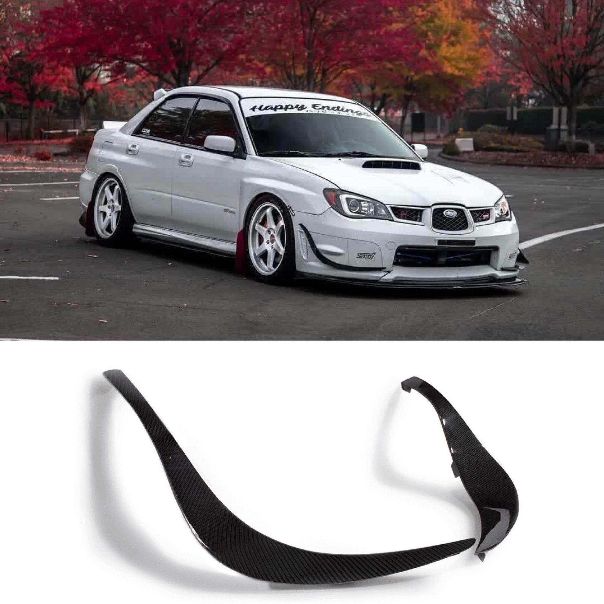 2006 - 2007 Subaru WRX/STI Canards V4 (Sedan Only) | WRX STI Canards ...