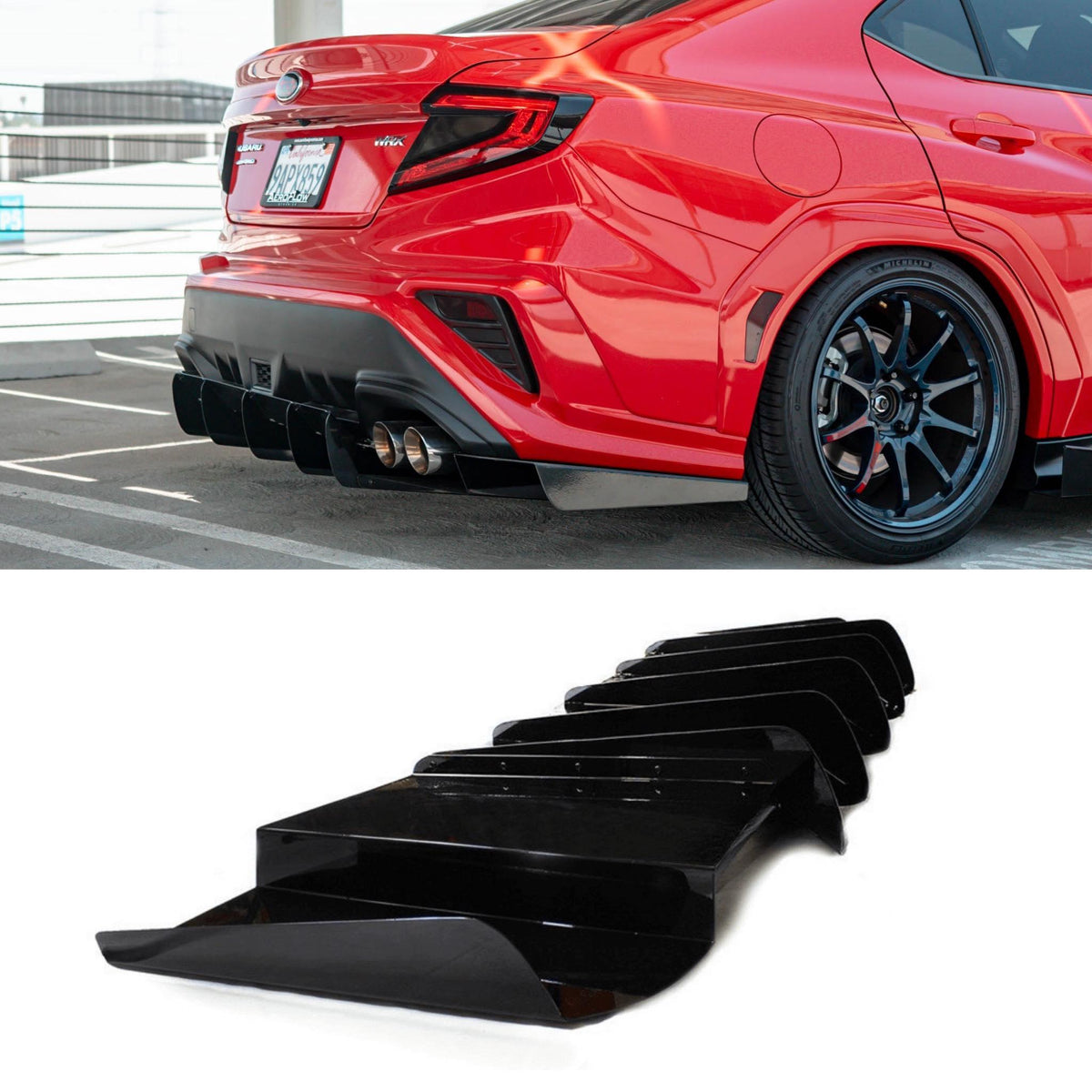 2022 Subaru WRX Rear Diffuser V1 | WRX STI Diffuser – AeroflowDynamics