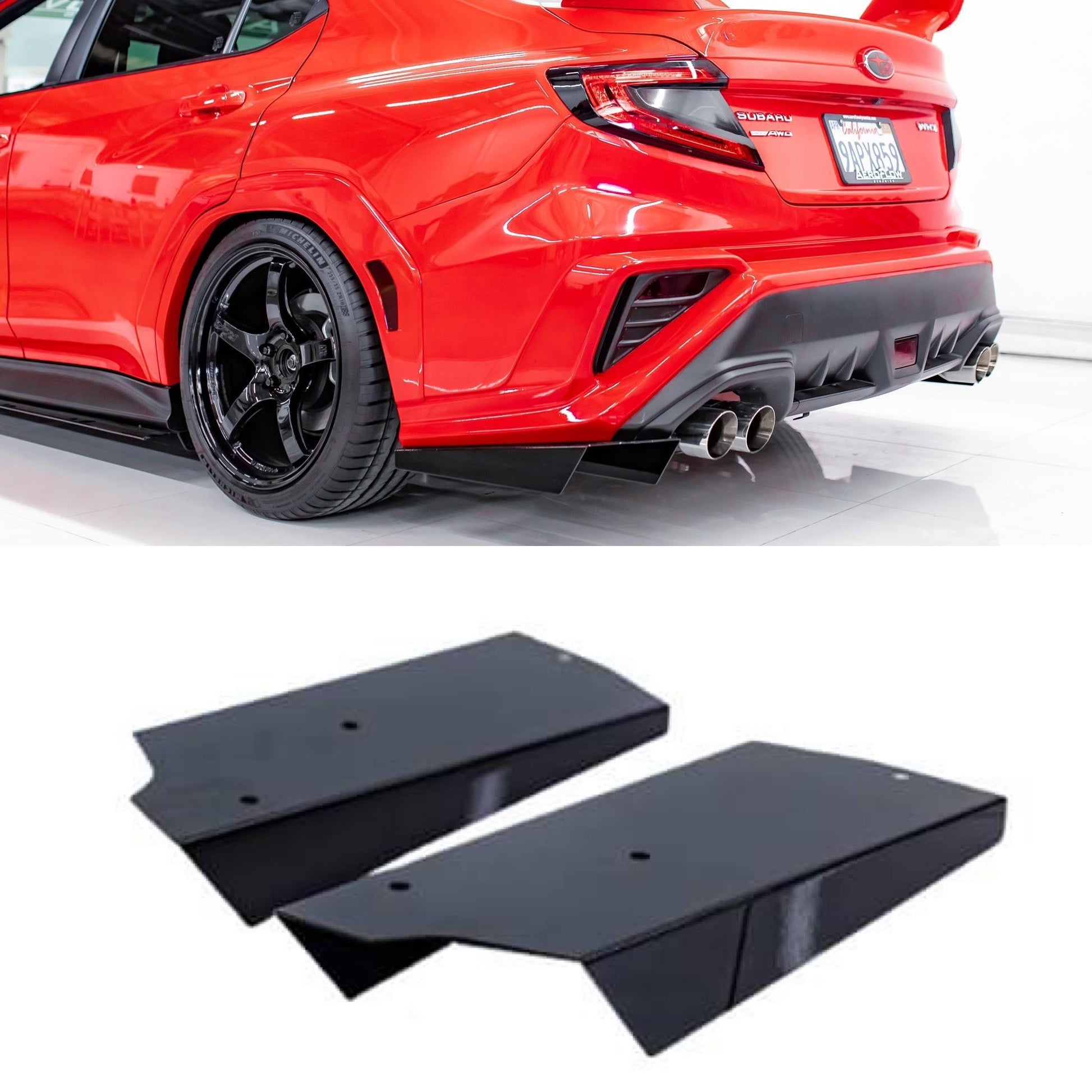 2022 Subaru WRX Rear Spat Extension V1 - AeroflowDynamics