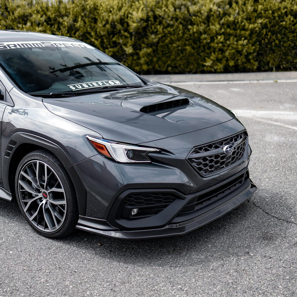 WRX Front Lip V2: Gloss Black or Carbon Fiber! Aggressive Styling ...