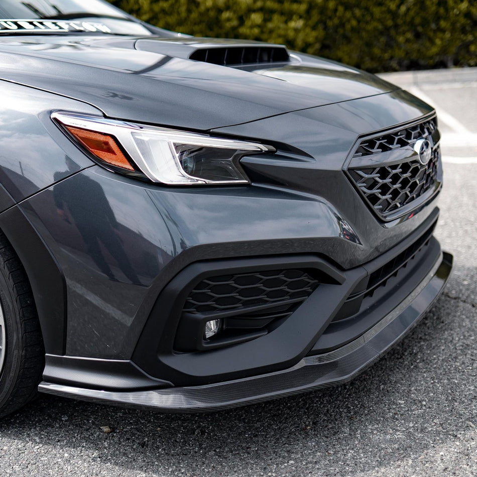 WRX Front Lip V2: Gloss Black or Carbon Fiber! Aggressive Styling ...