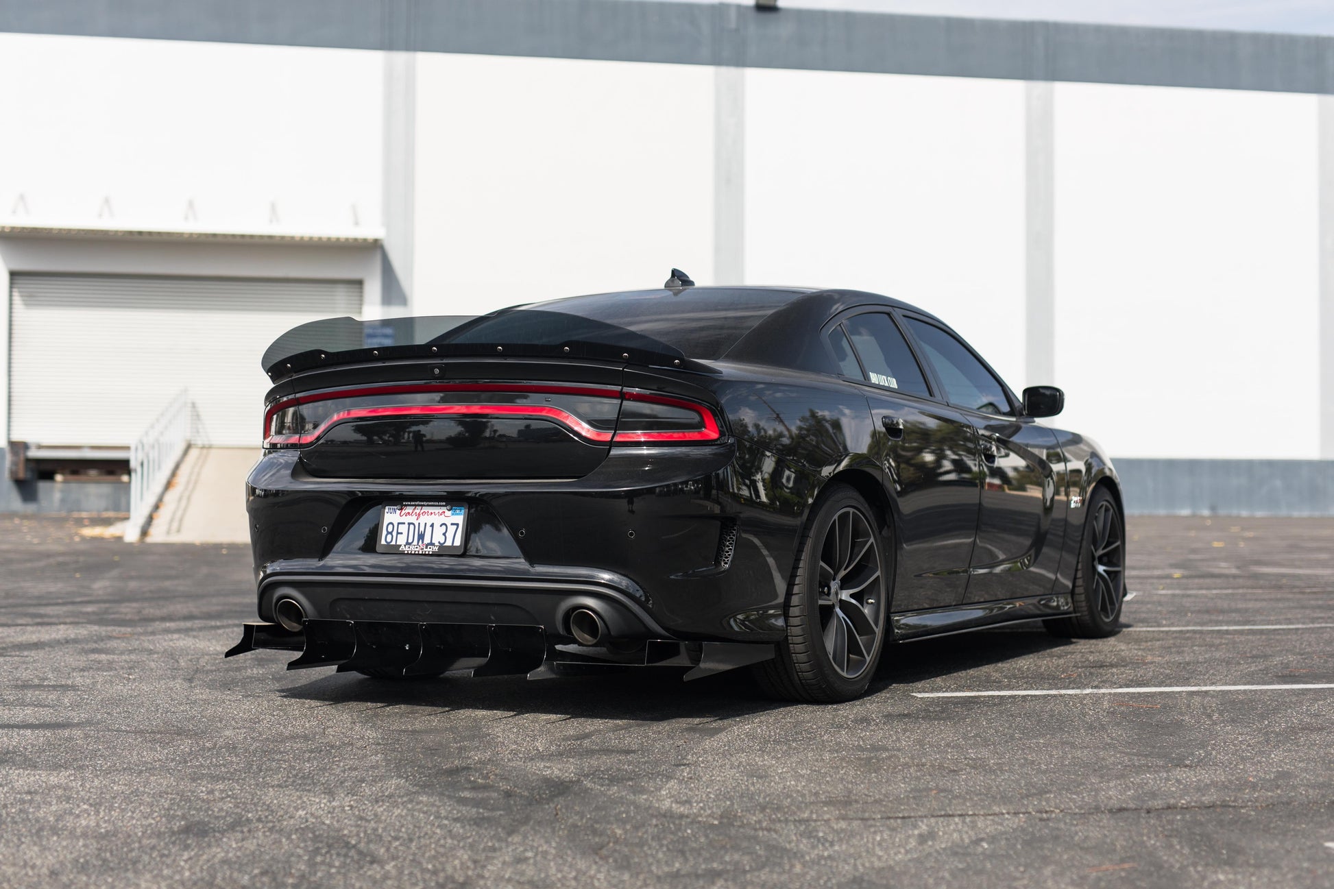 2015-2019 Dodge Charger Rear Diffuser V5 - AeroflowDynamics